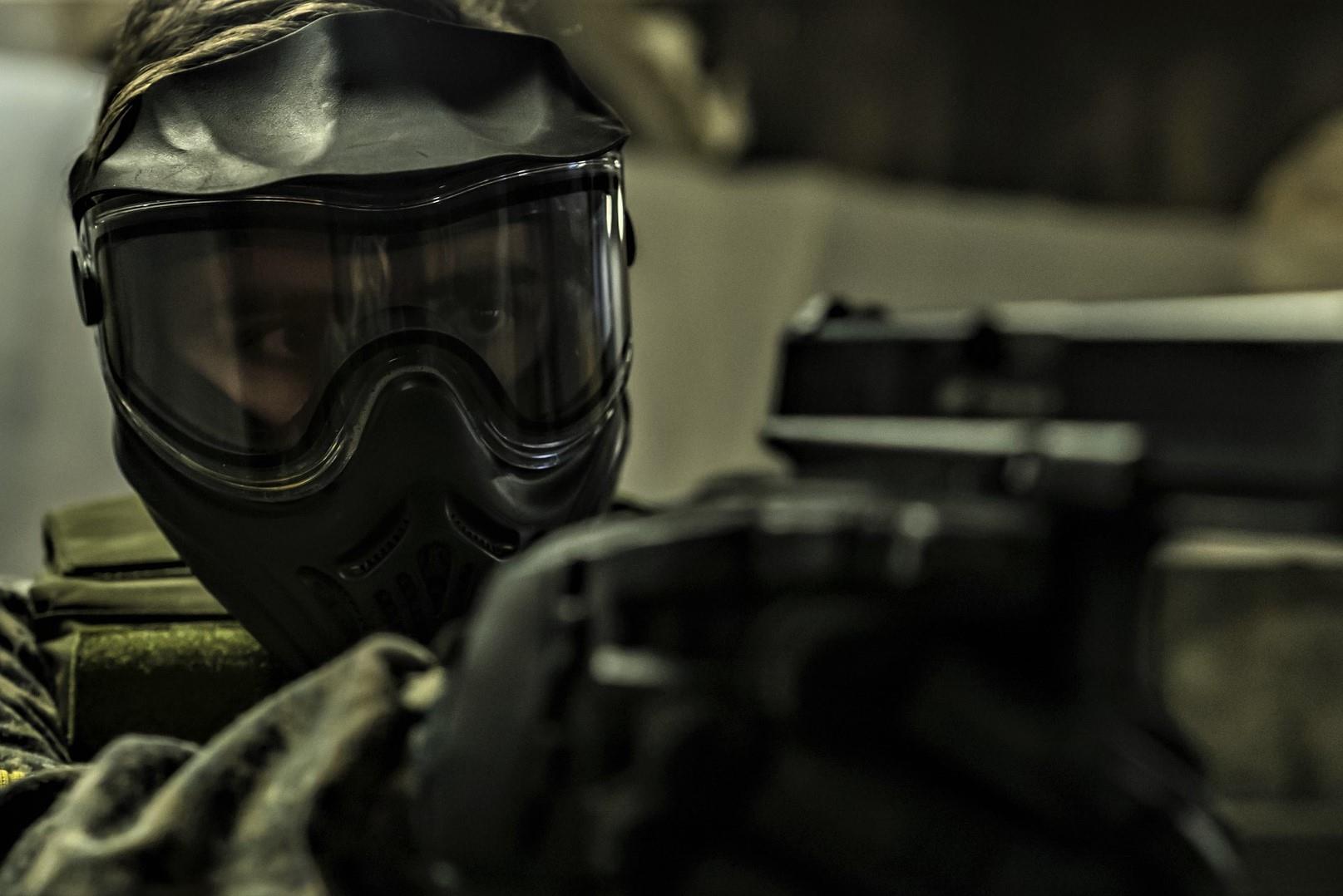 Fun in Prague. Airsoft indoor Counter Strike