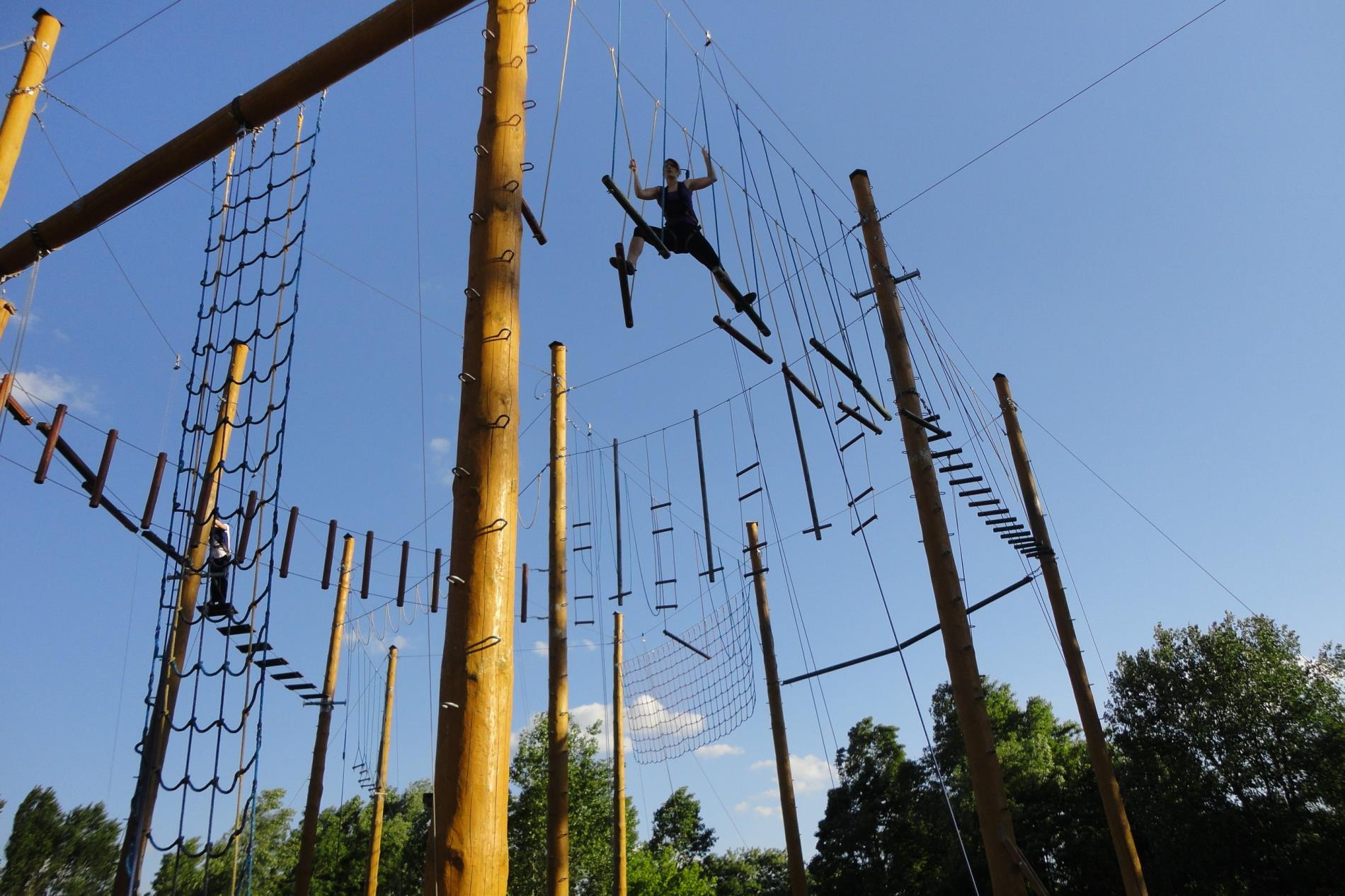 Fun in Prague. High Ropes