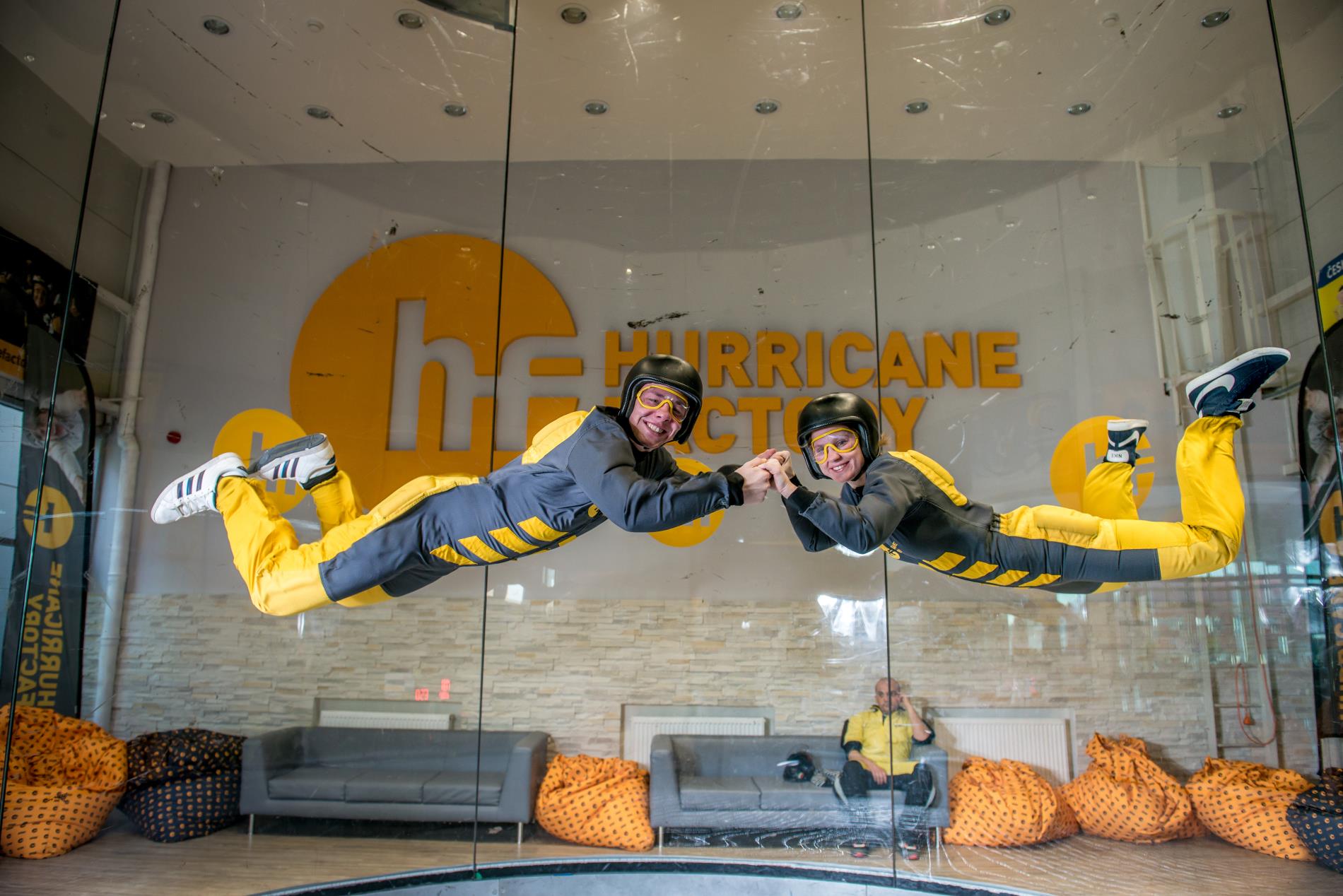 Fun in Prague. Skydiving - simulator