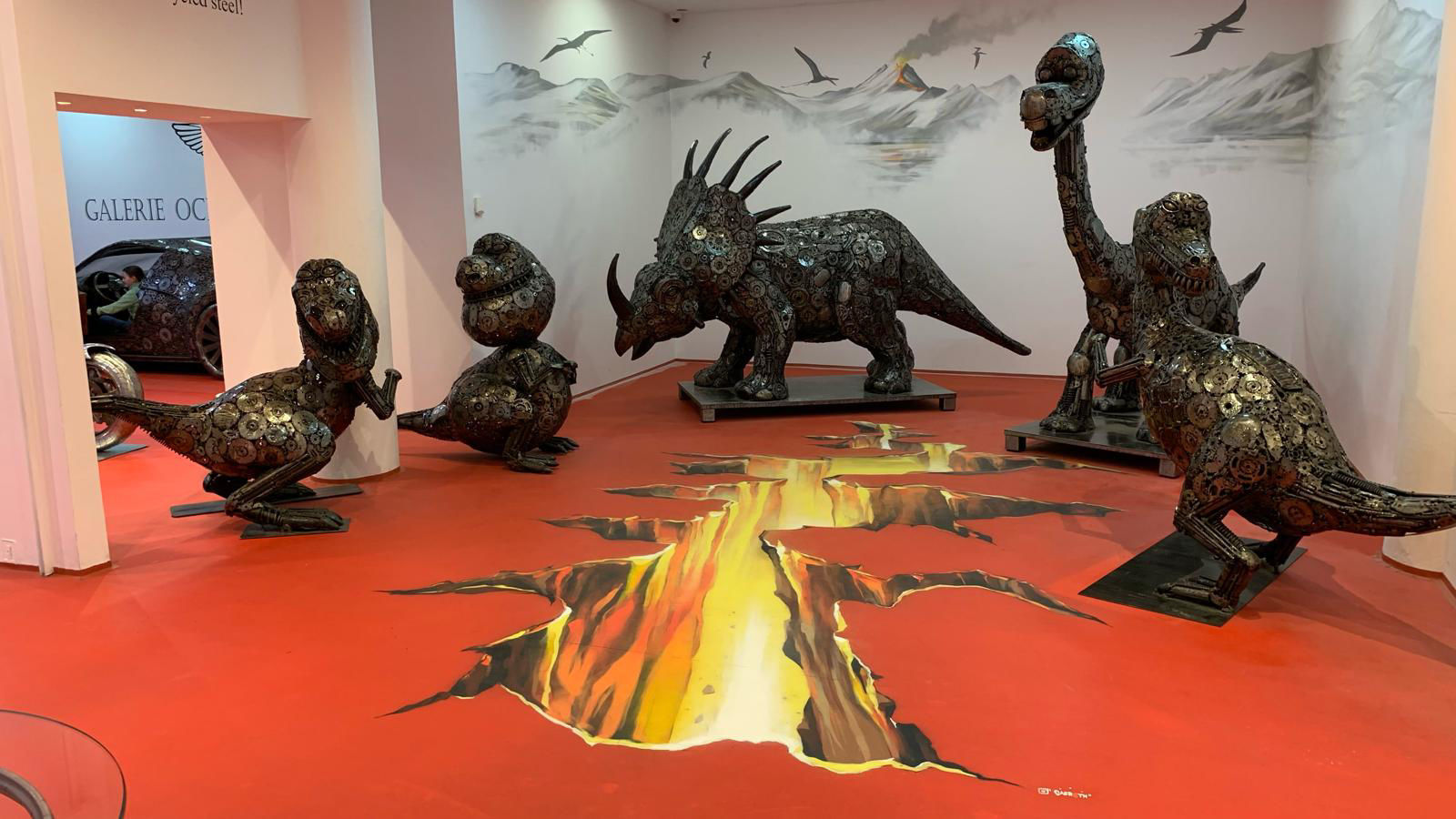 Fun in Prague. Gallery of Steel Figures
